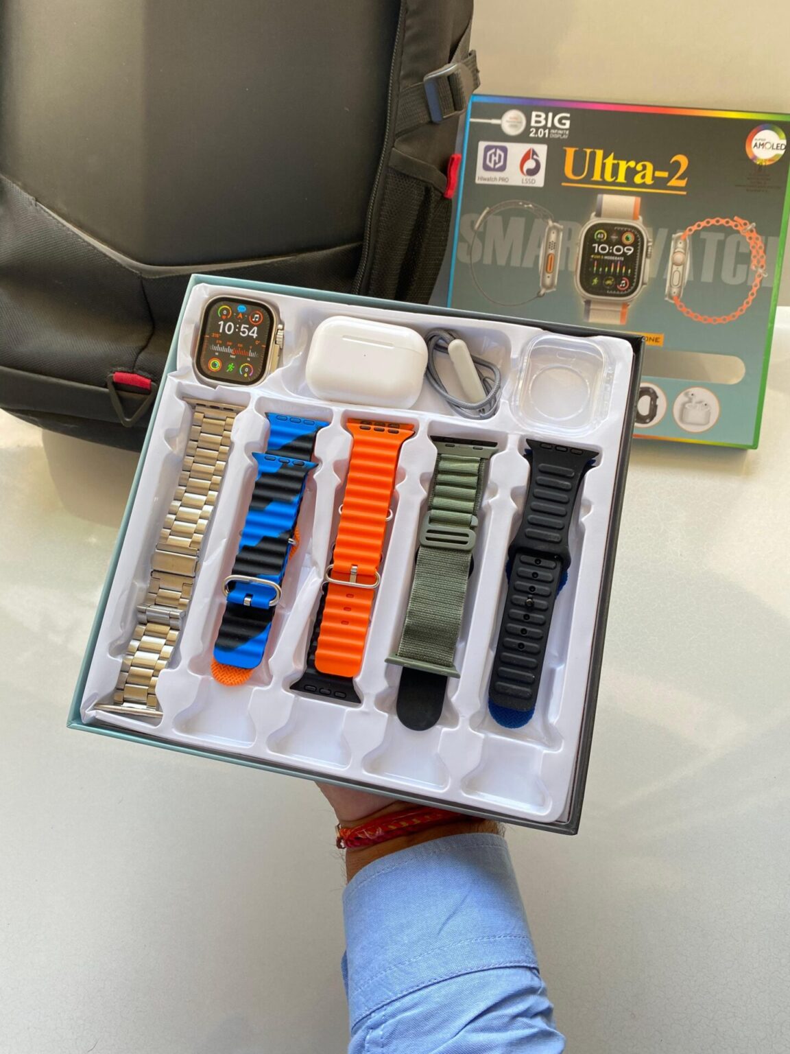 Hi watch Pro Ultra 2 Smartwatch 12 in 1 Combo Pack - All-in-One Fitness ...