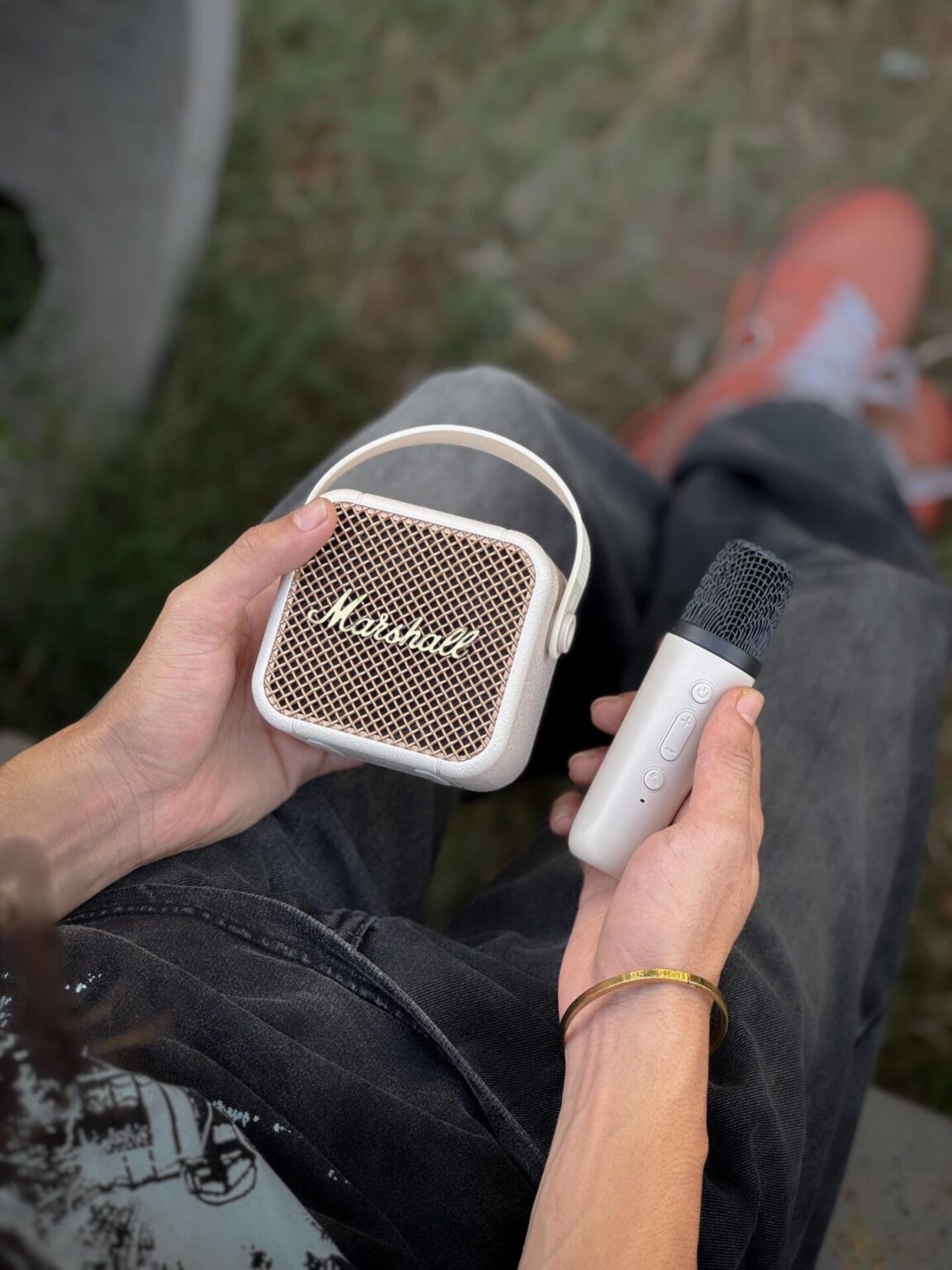 Marshall Wireless Speaker with Karaoke Microphone India |COD| - Skyler ...