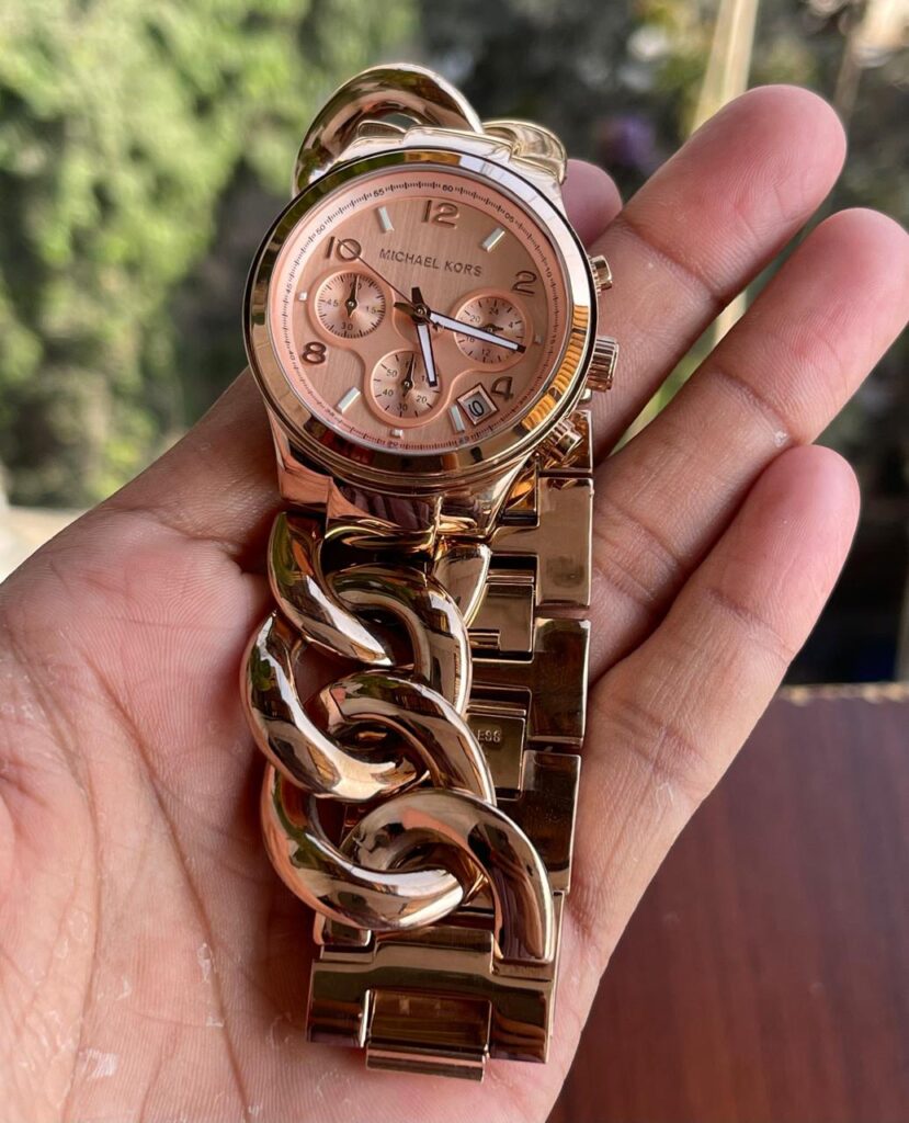 Michael Kors Lexington Runway Women's Watch - MK4269 Rose Gold & Brown ...